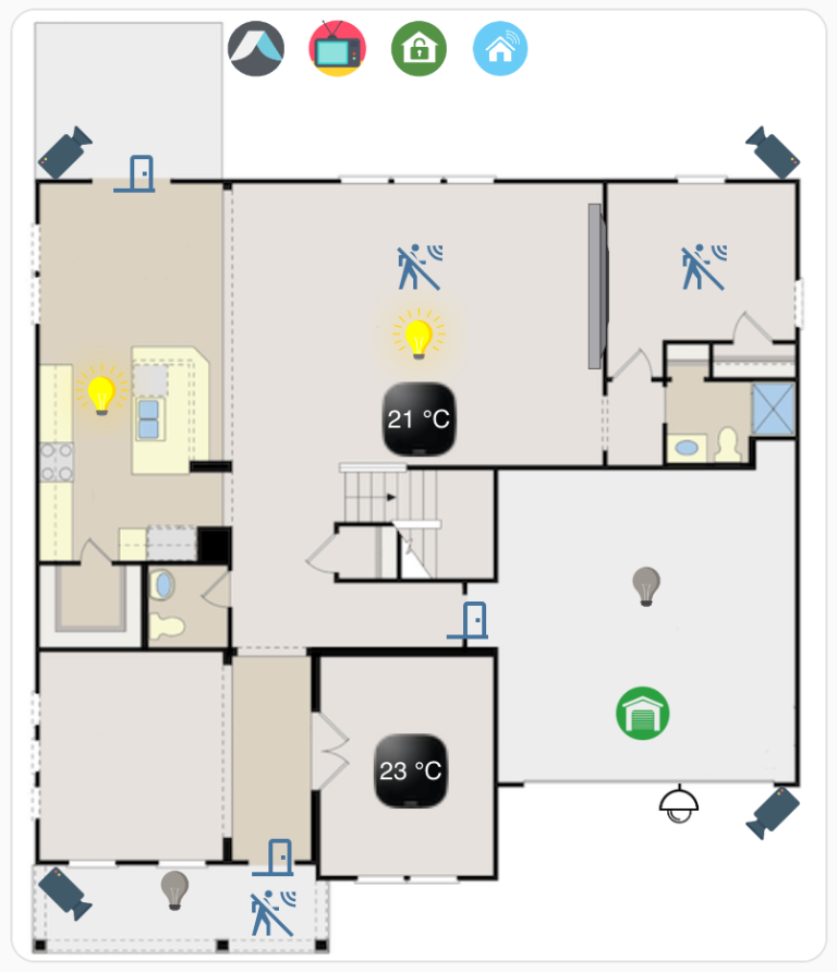 Control your house in Home Assistant with a Picture Elements Card ...